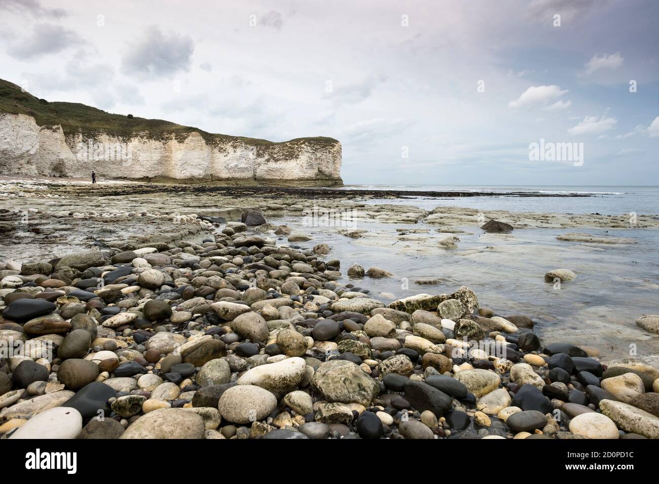Coastal chalk cliffs landscape Stock Photo - Alamy