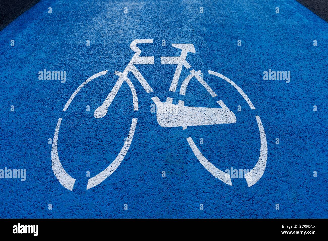 Cycle path symbol mark sign hi-res stock photography and images - Alamy