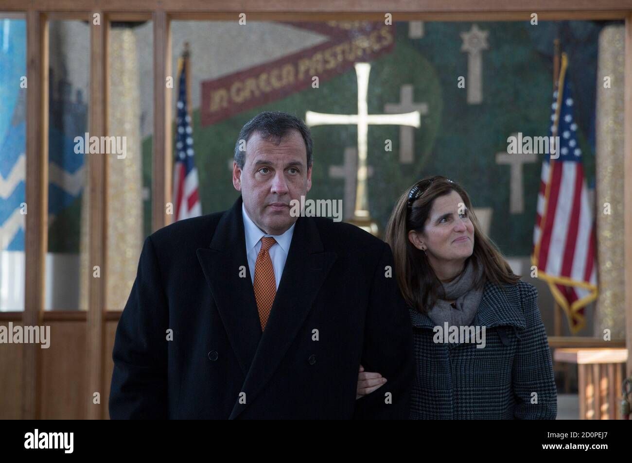 Chris christie visit hi-res stock photography and images - Alamy