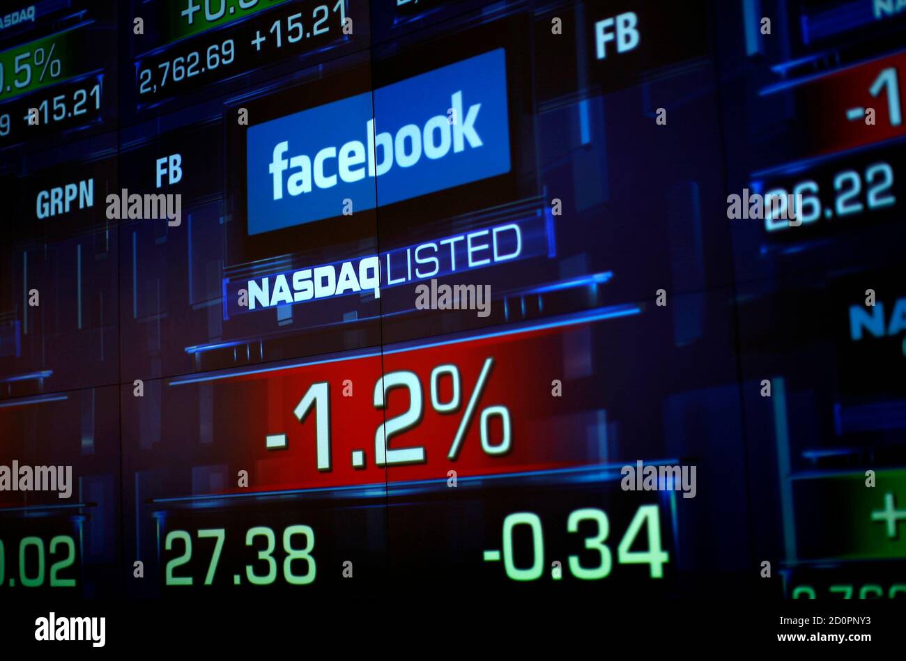 Usa the nasdaq monitors hi-res stock photography and images - Alamy