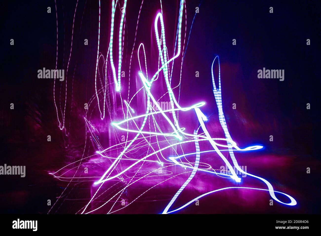Blur colourful Abstract background of glowing stripes of streaks of ...