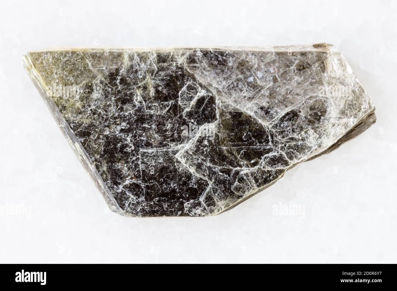 macro photography of sample of natural mineral from geological ...