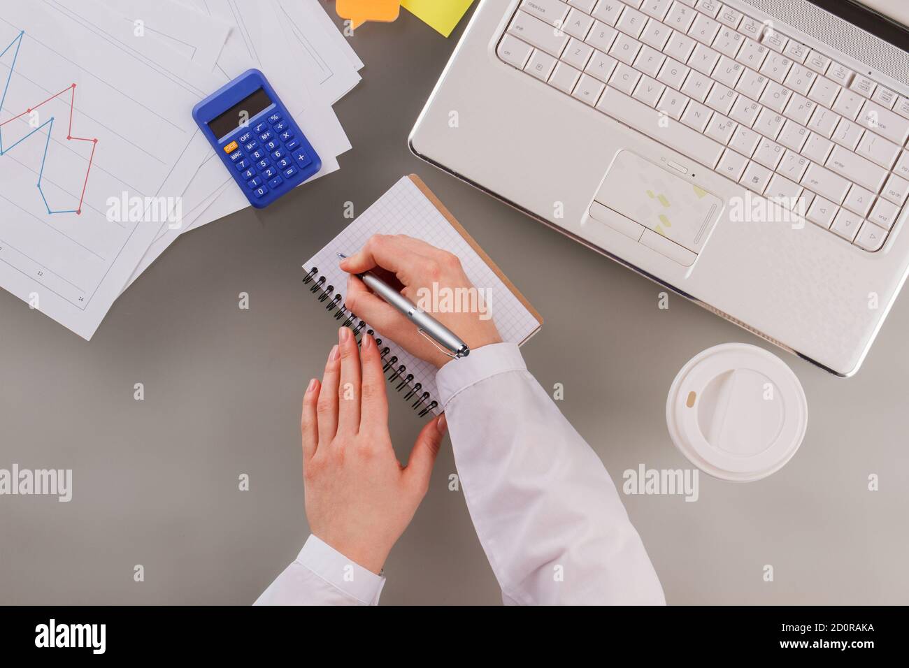 Accountant writing hi-res stock photography and images - Alamy