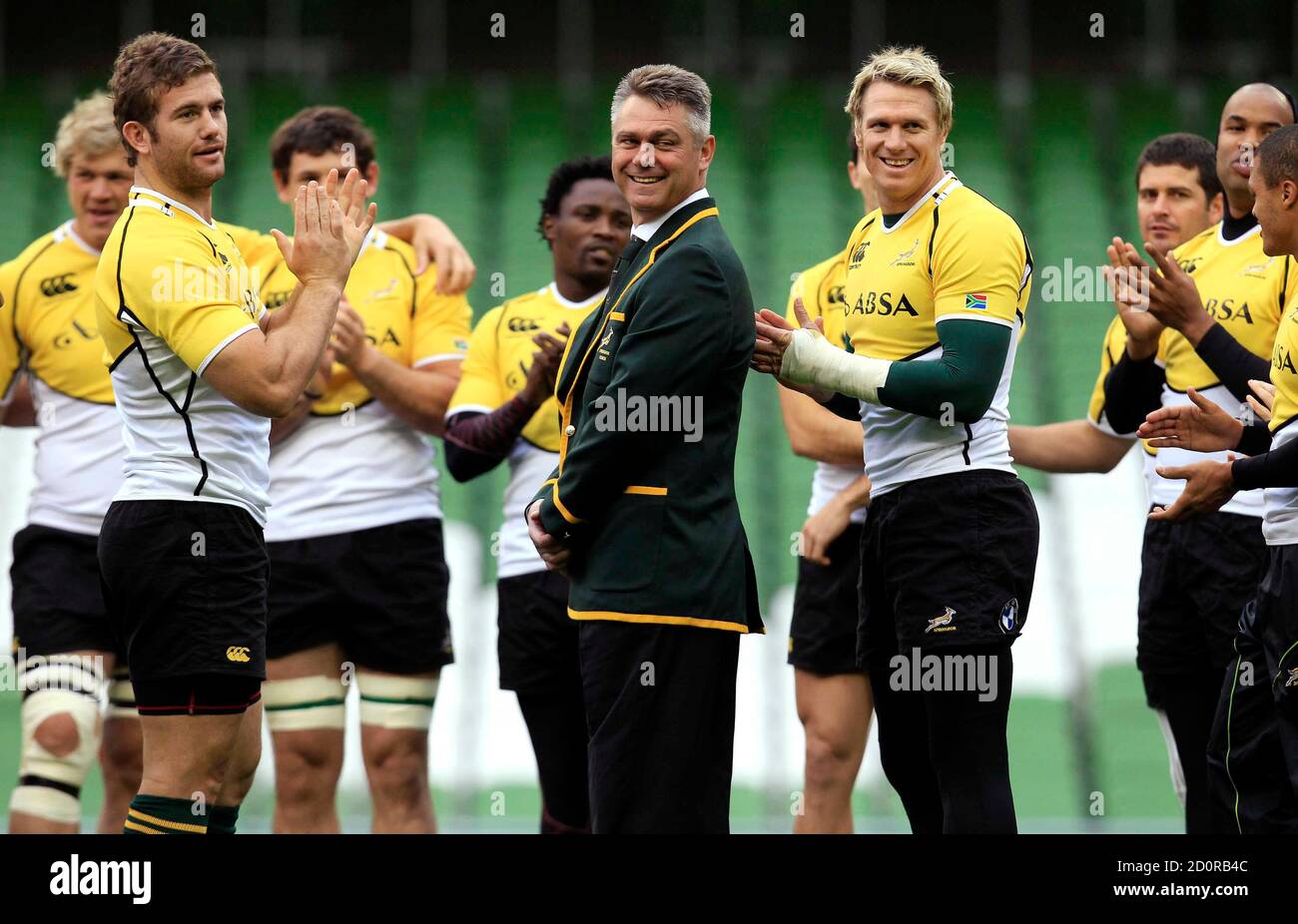 South african rugby team coach hi-res stock photography and images - Alamy
