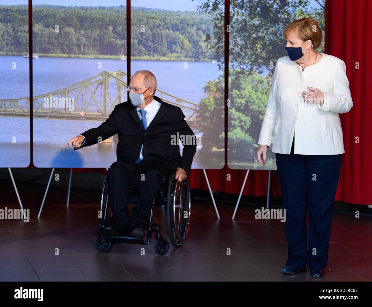 Potsdam, Germany. 03rd Oct, 2020. The President of the Bundestag ...