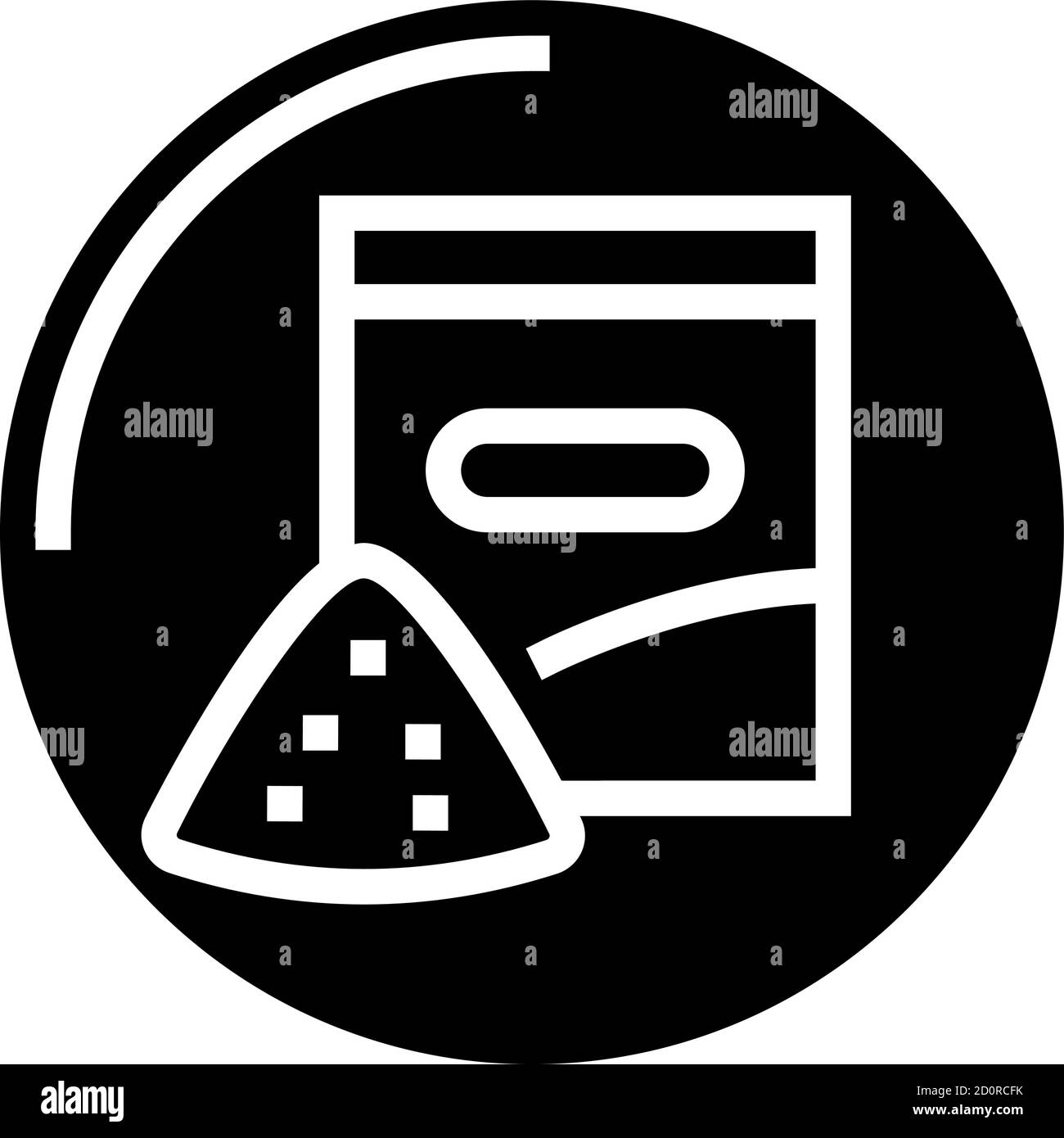 snacks department store glyph icon vector illustration Stock Vector ...