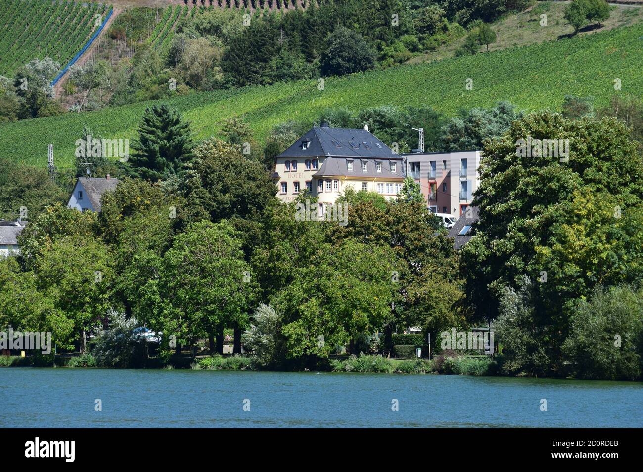 waterfront of Bullay Stock Photo - Alamy