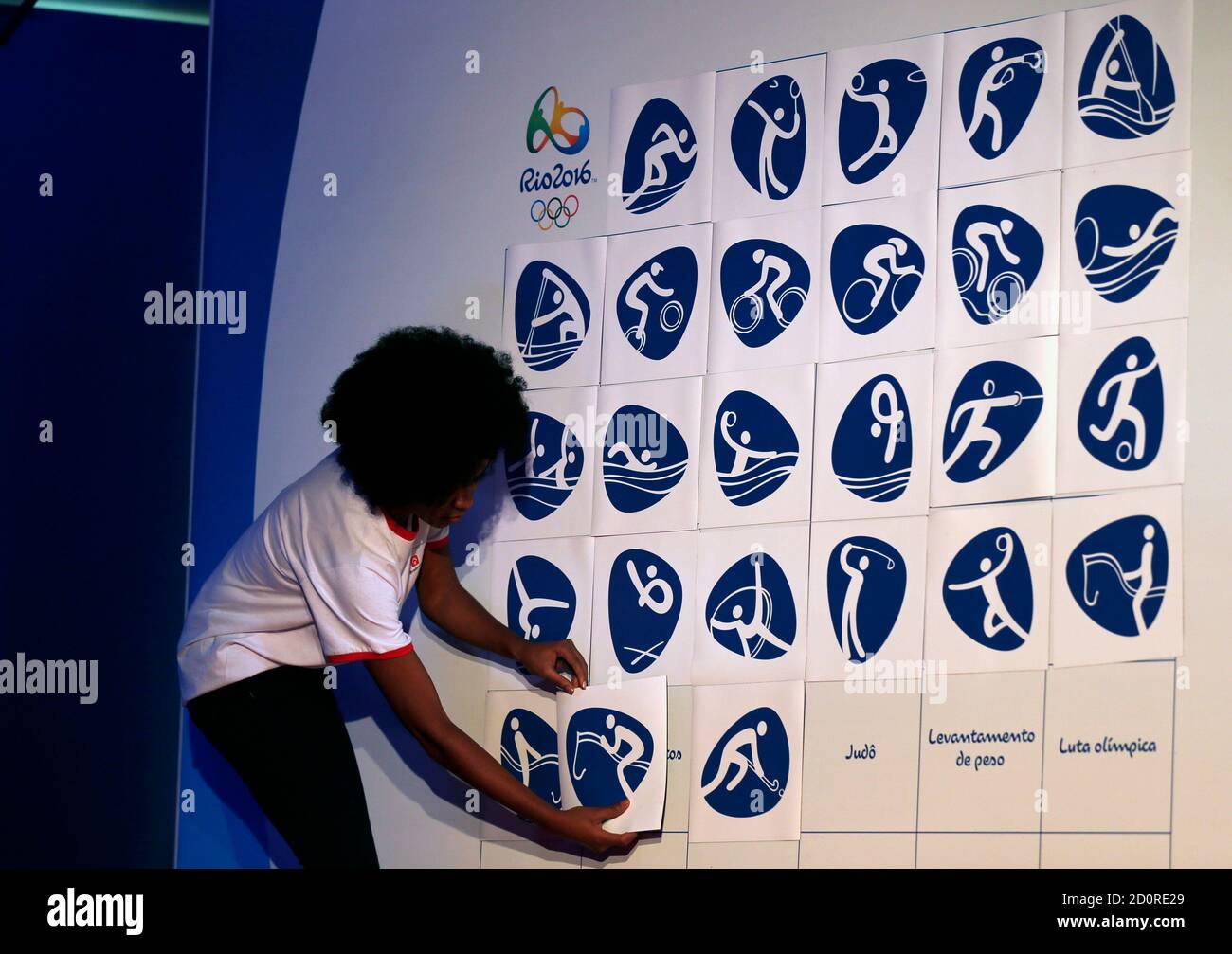 Olympic pictograms hi-res stock photography and images - Alamy