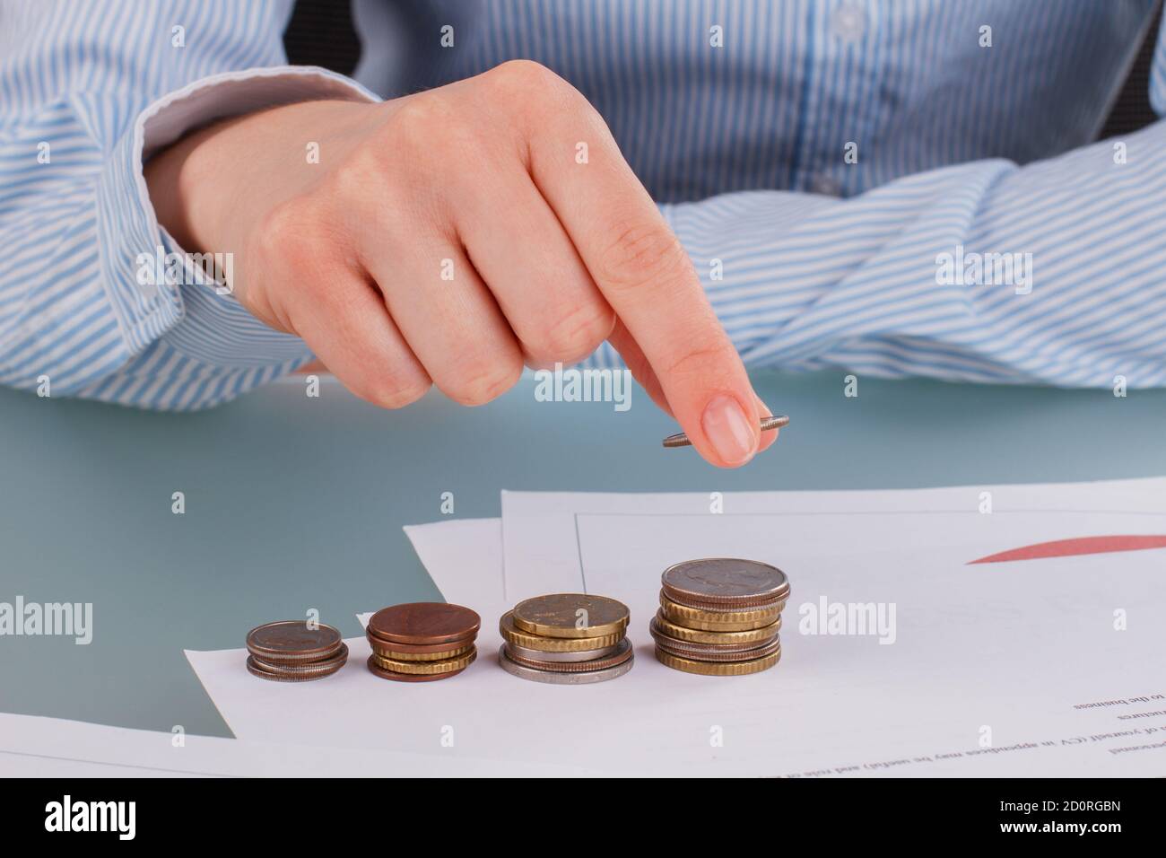 Woman donation money hi-res stock photography and images - Alamy