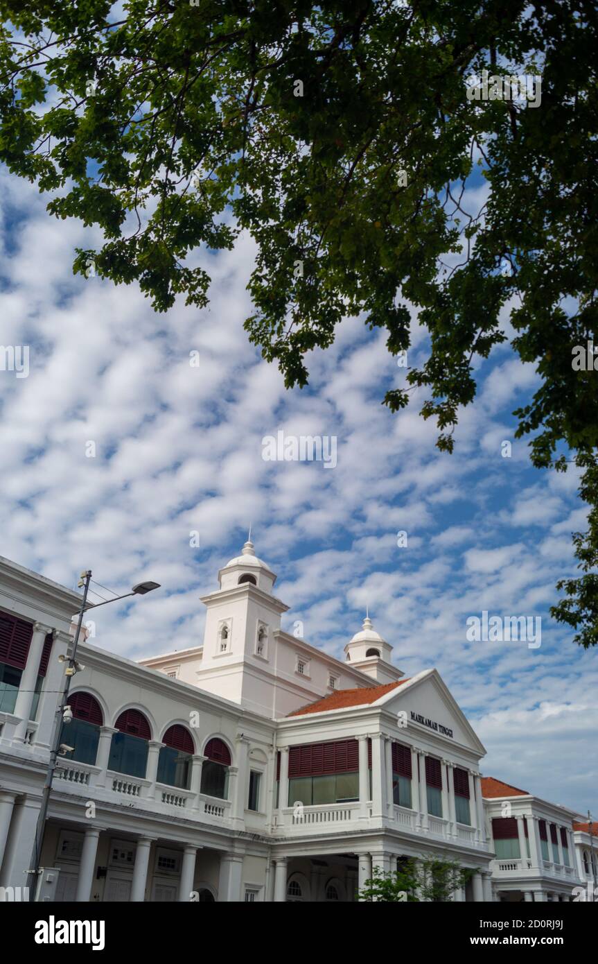 Georgetown, Penang/Malaysia - Feb 14 2020: Architecture colonial ...