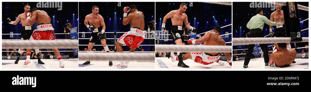 World heavyweight title fight Cut Out Stock Images & Pictures - Alamy