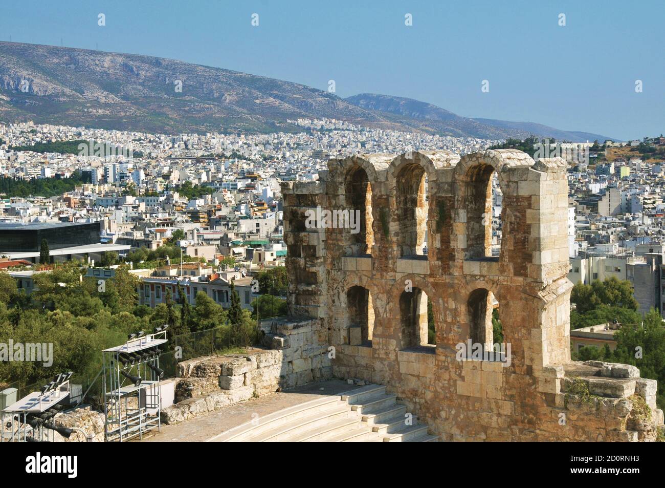 Athens, Greece architecture, ruins and street and city scenes Stock ...