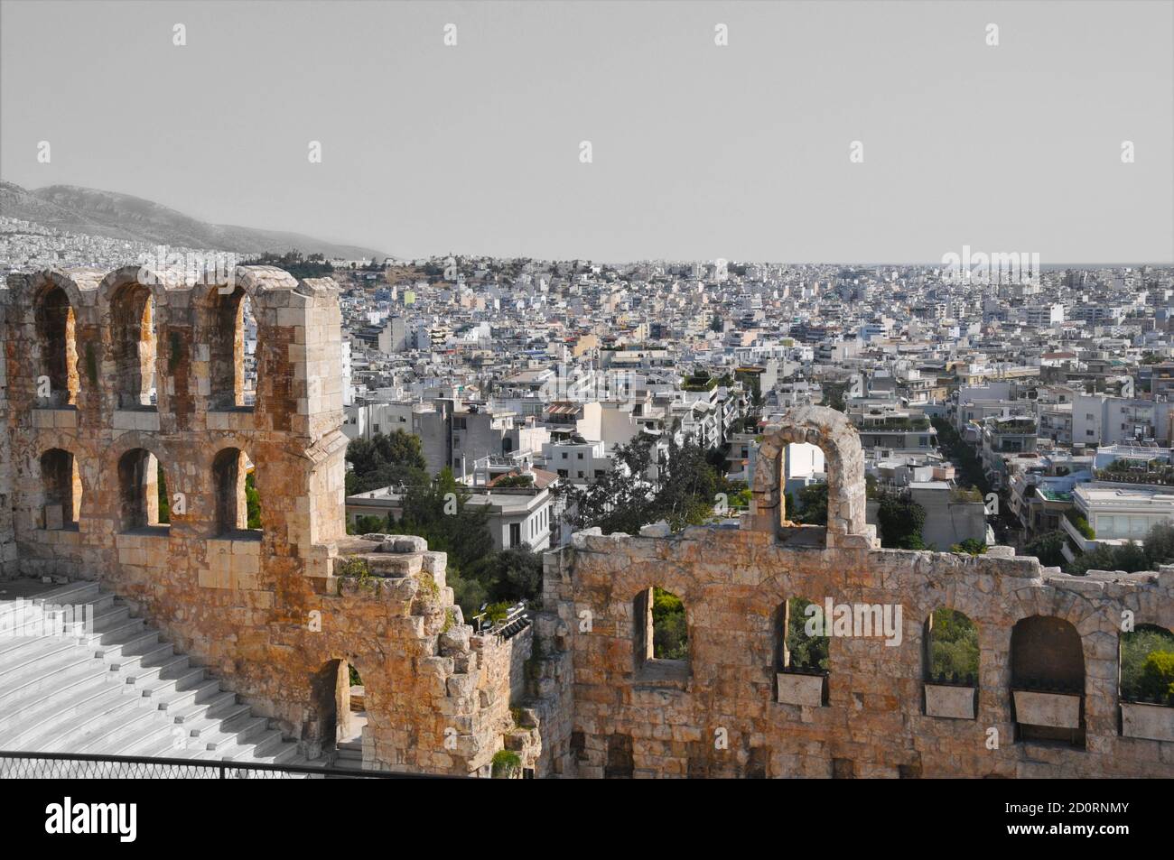 Athens, Greece architecture, ruins and street and city scenes Stock ...