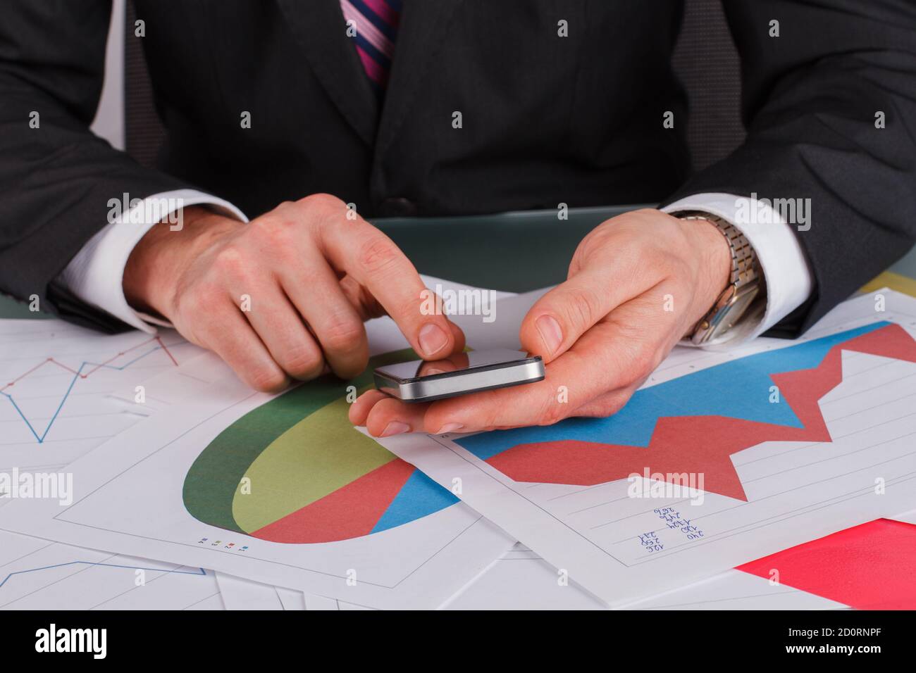 Trader man working with documents Stock Photo - Alamy Trader man working with documents Stock Photo - Alamy