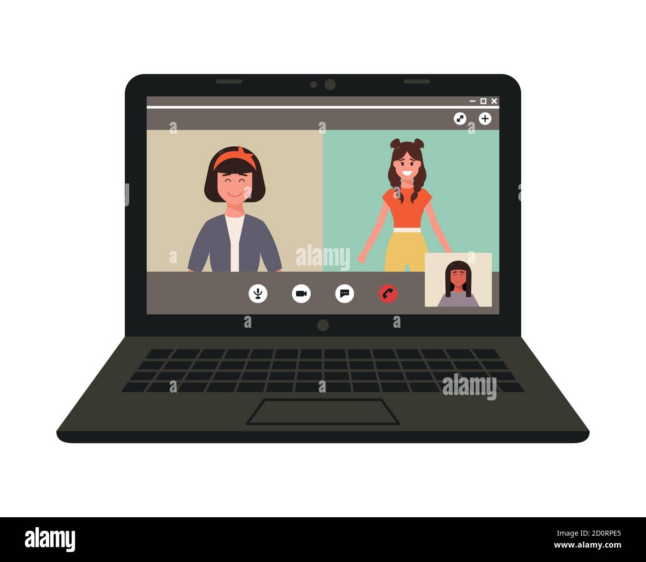 Presentation talking screen Stock Vector Images - Alamy