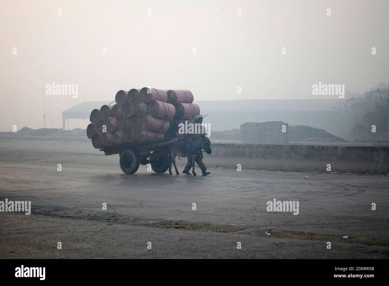 Overloaded cart donkey hi-res stock photography and images - Alamy