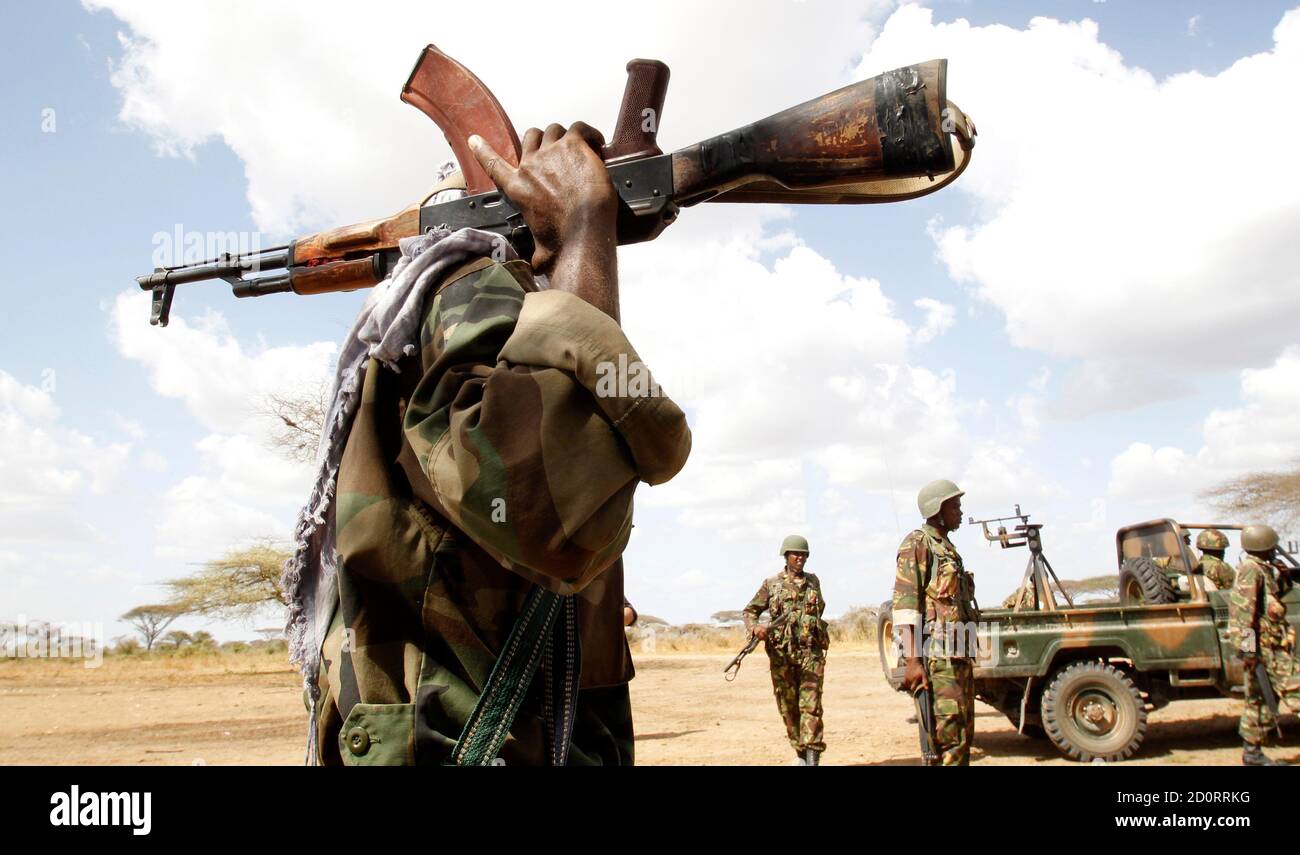 Kenya defence force kdf soldiers hi-res stock photography and images ...