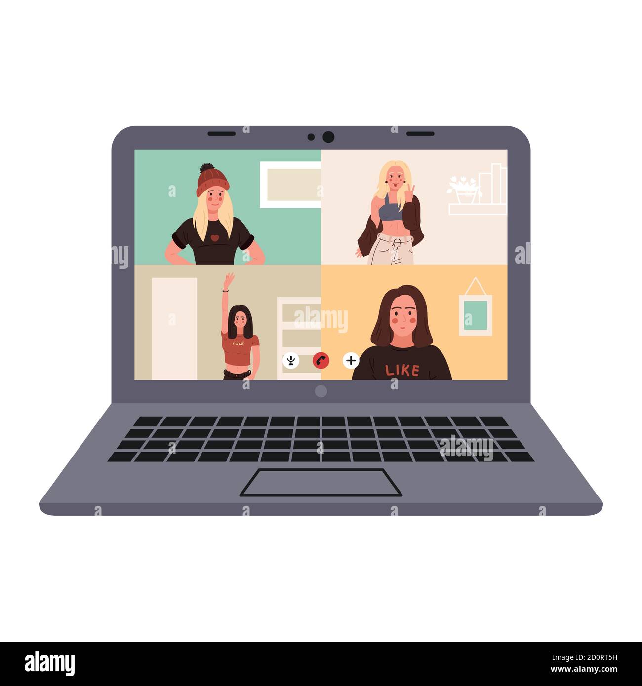 Presentation talking screen Stock Vector Images - Alamy