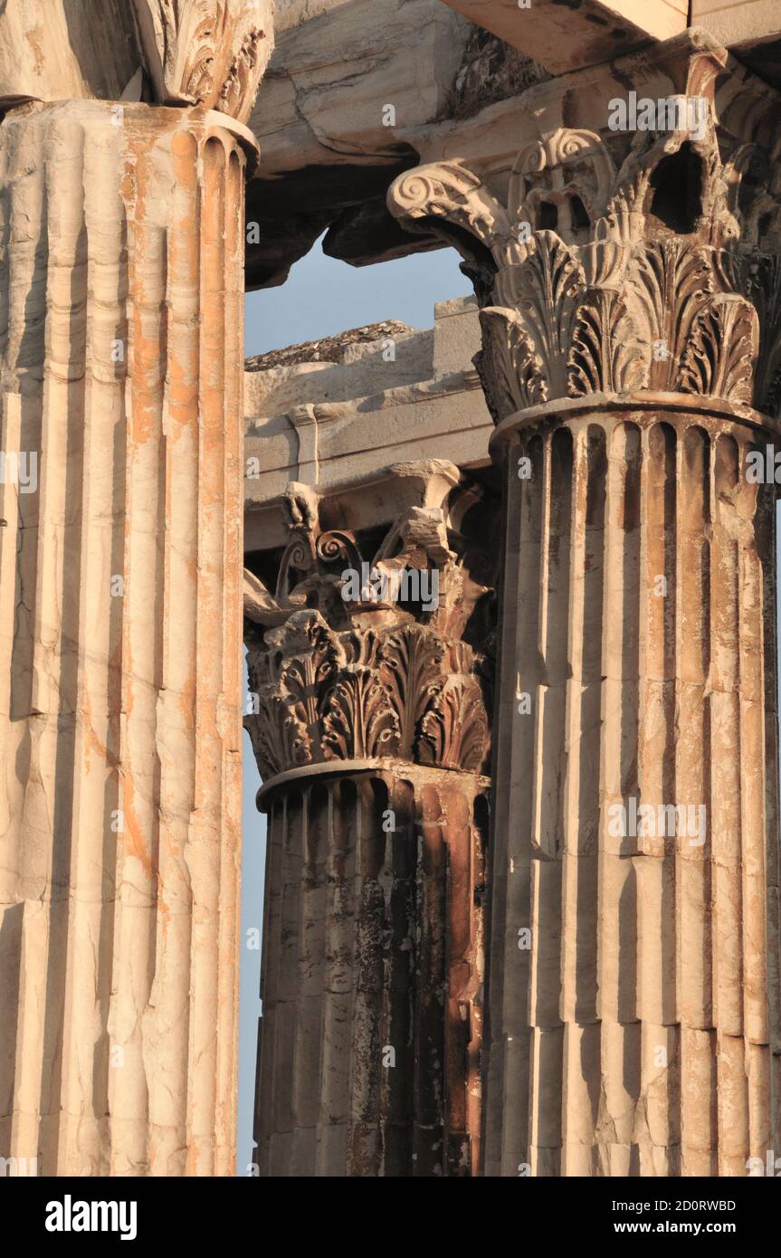 Athens, Greece architecture, ruins and street and city scenes Stock ...