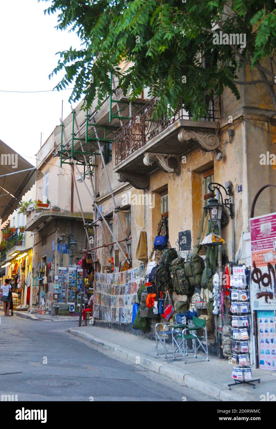 Athens, Greece architecture, ruins and street and city scenes Stock ...