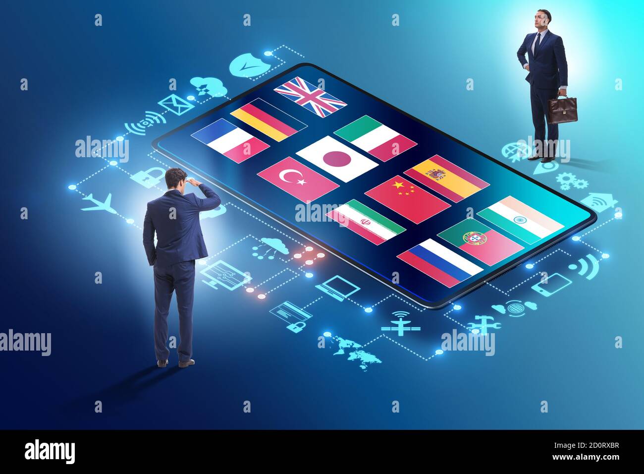 Concept of online real-time foreign language translation and learning ...