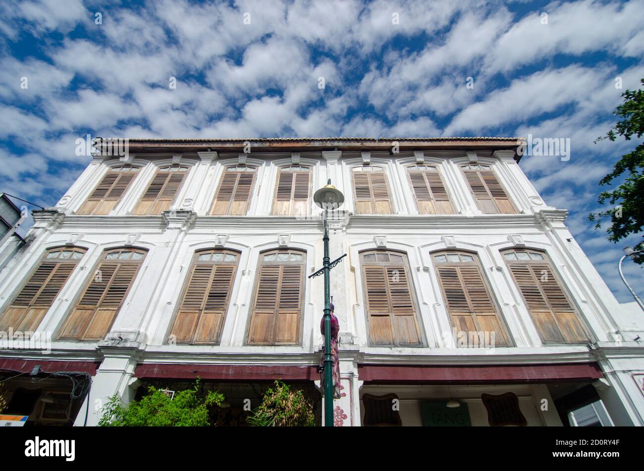 Georgetown, Penang/Malaysia - Feb 14 2020: Architecture old heritage ...