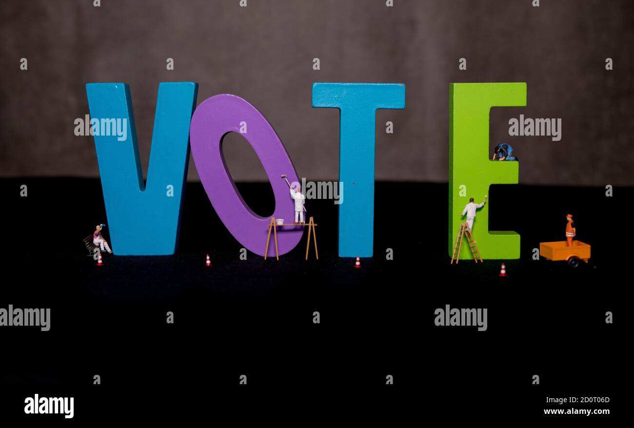 almost ready for voting for the new elections in the united stage or ...