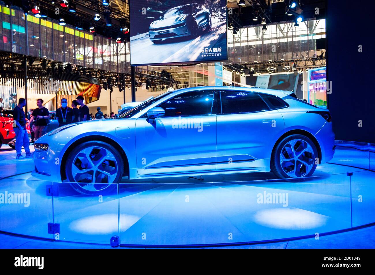 Lynk & Co Zero concept for an EV car seen at the 2020 Beijing Auto Show ...