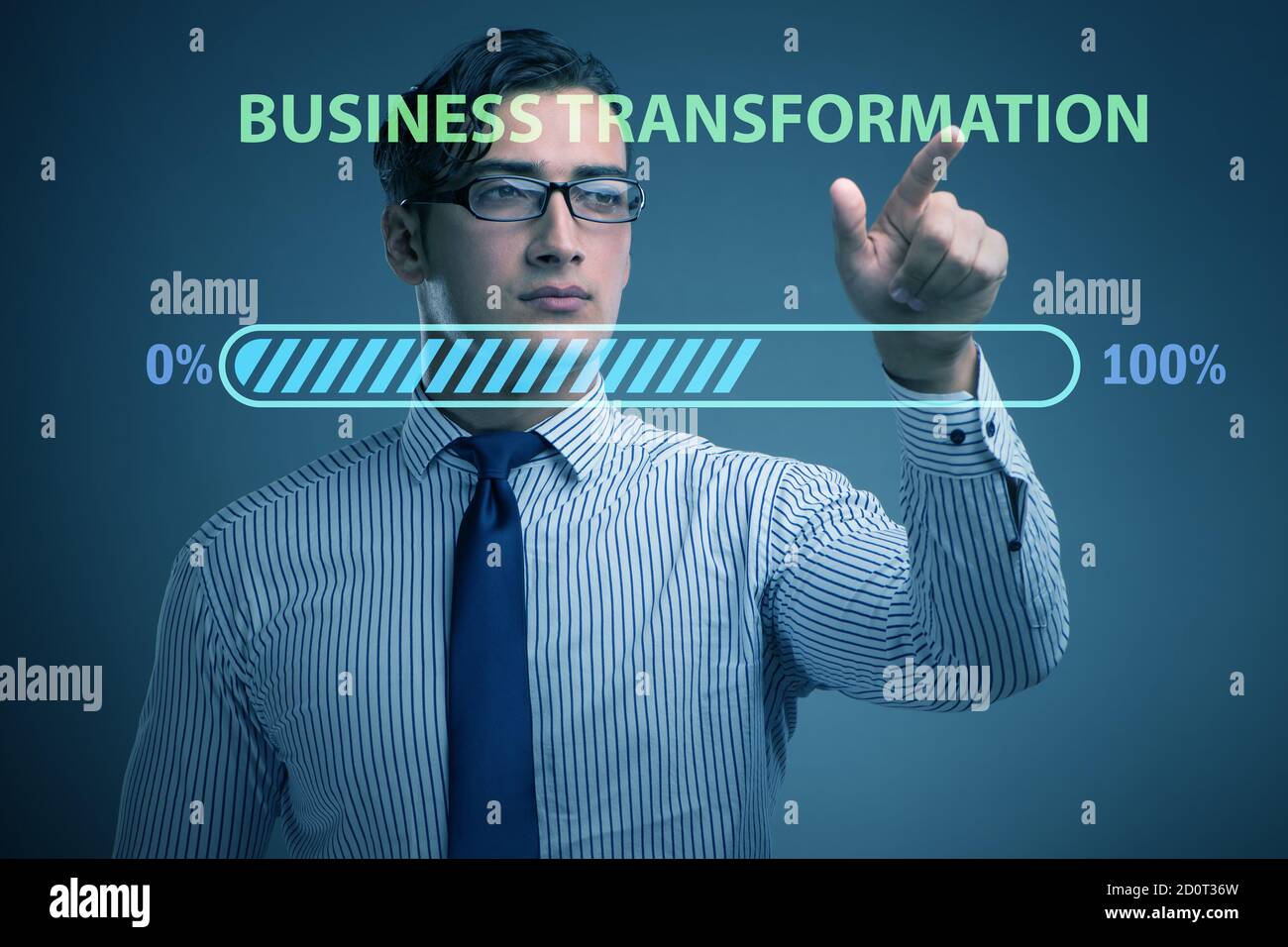Concept of the corporate business transformation Stock Photo - Alamy