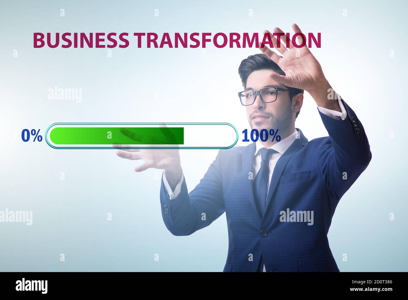 Concept of the corporate business transformation Stock Photo - Alamy