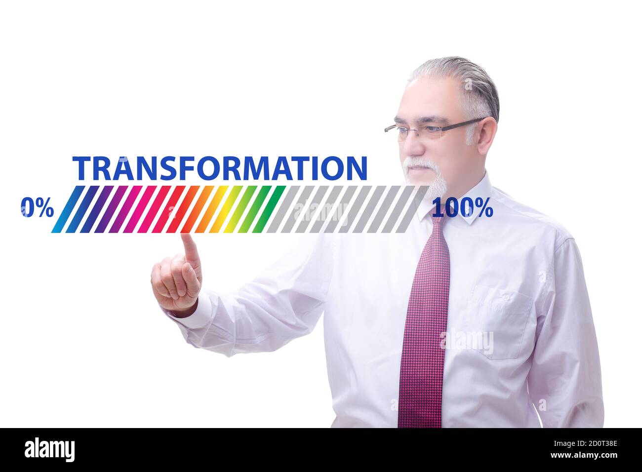 Concept of the corporate business transformation Stock Photo - Alamy