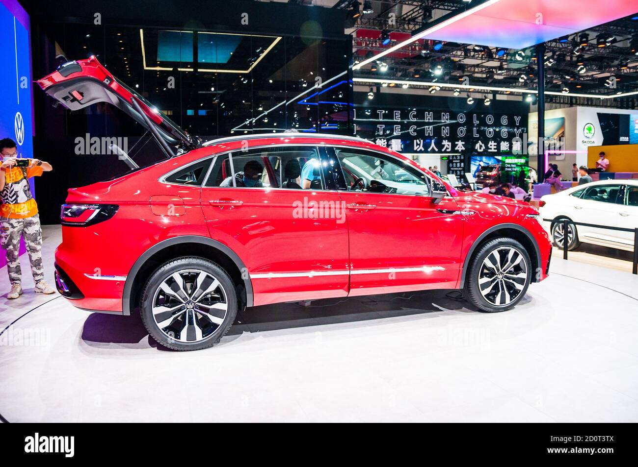 Volkswagen Tiguan X seen at the 2020 Beijing Auto Show Stock Photo - Alamy