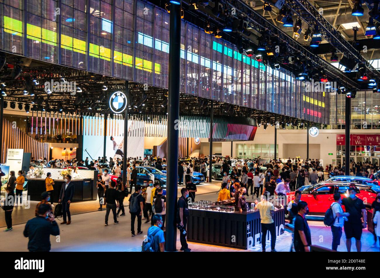 2020 Beijing Auto Show hall scene Stock Photo - Alamy