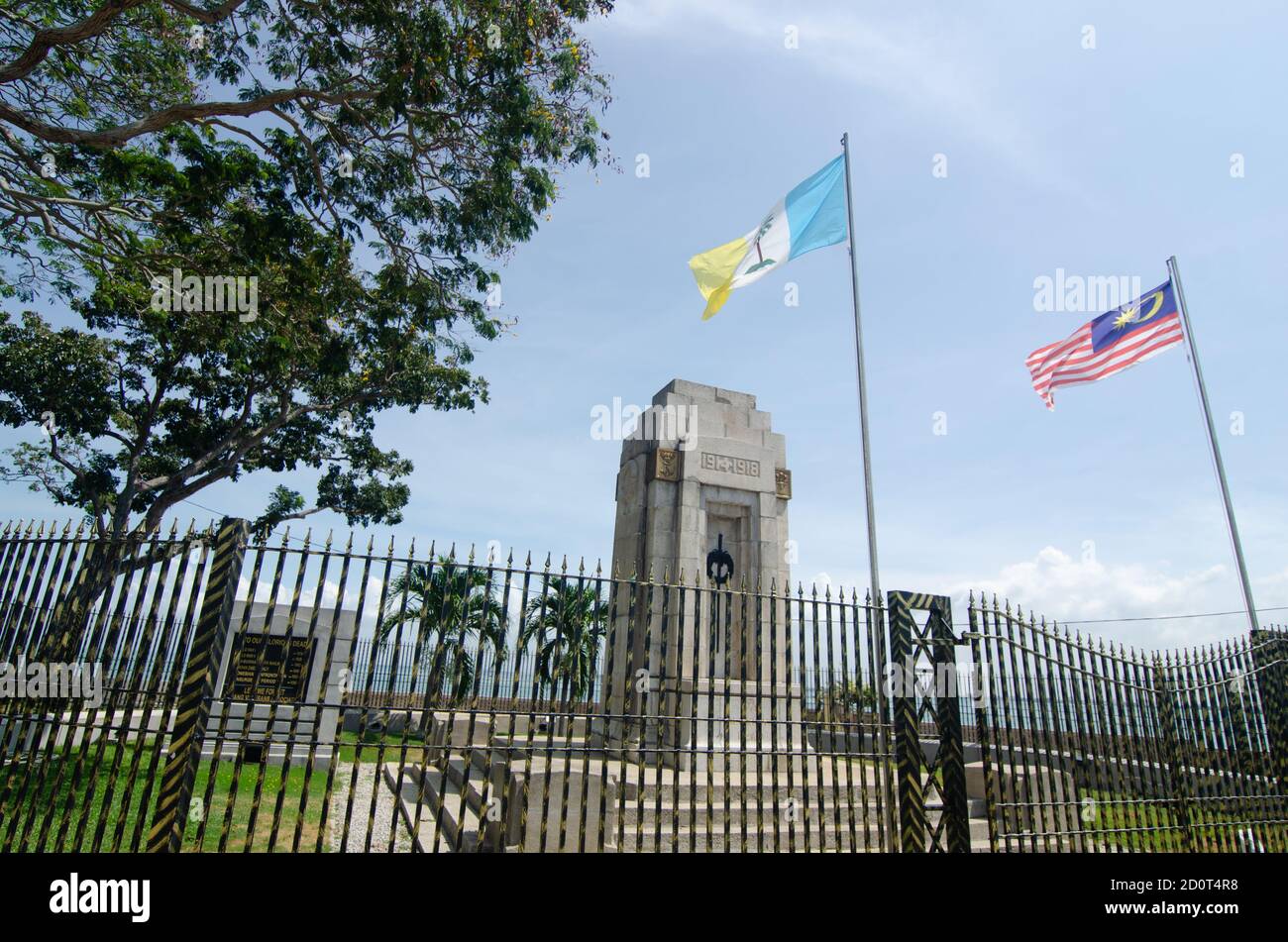 Georgetown, Penang/Malaysia - Feb 15 2020: The Cenotaph War Memorial ...