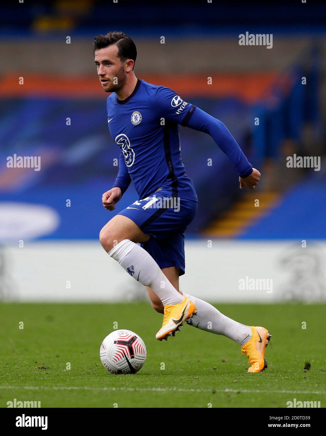 Chelsea's Ben Chilwell during the Premier League match at Stamford ...