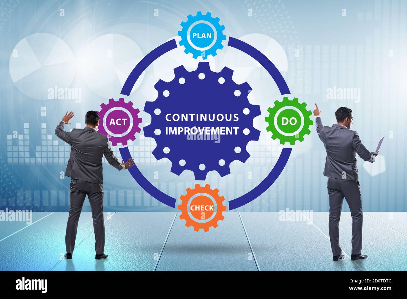 Continuous improvement concept in the business Stock Photo - Alamy