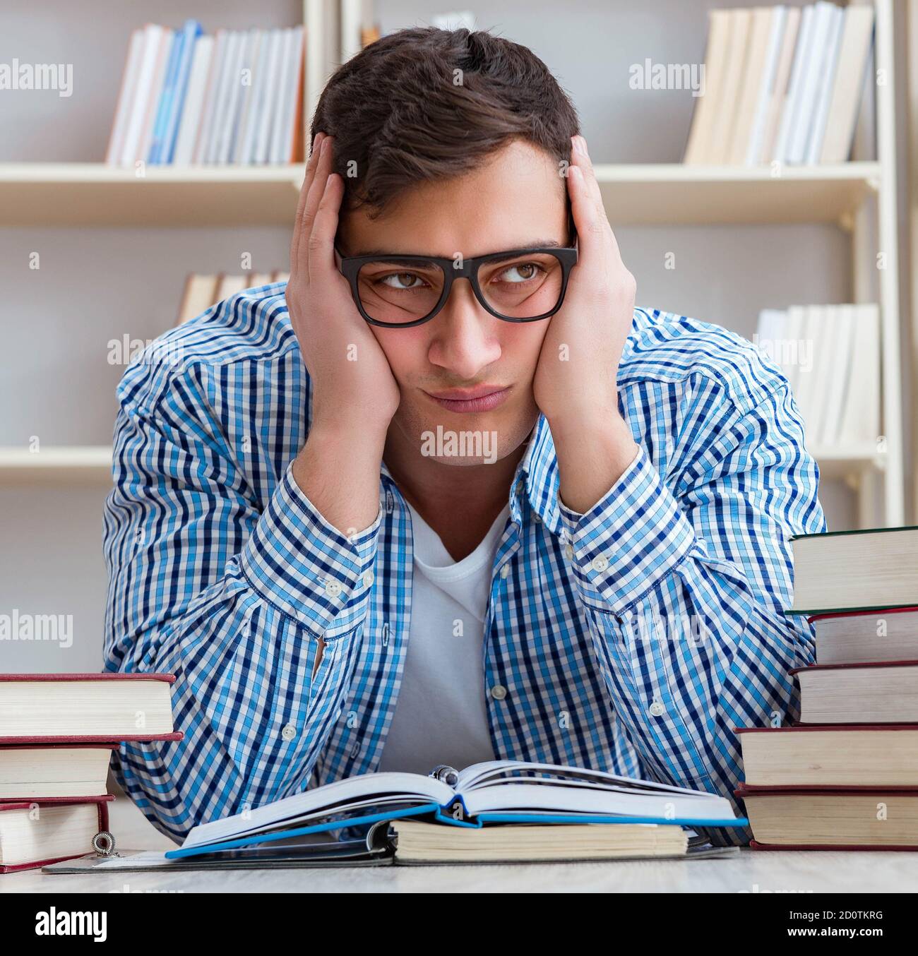 Confused student reader hi-res stock photography and images - Alamy