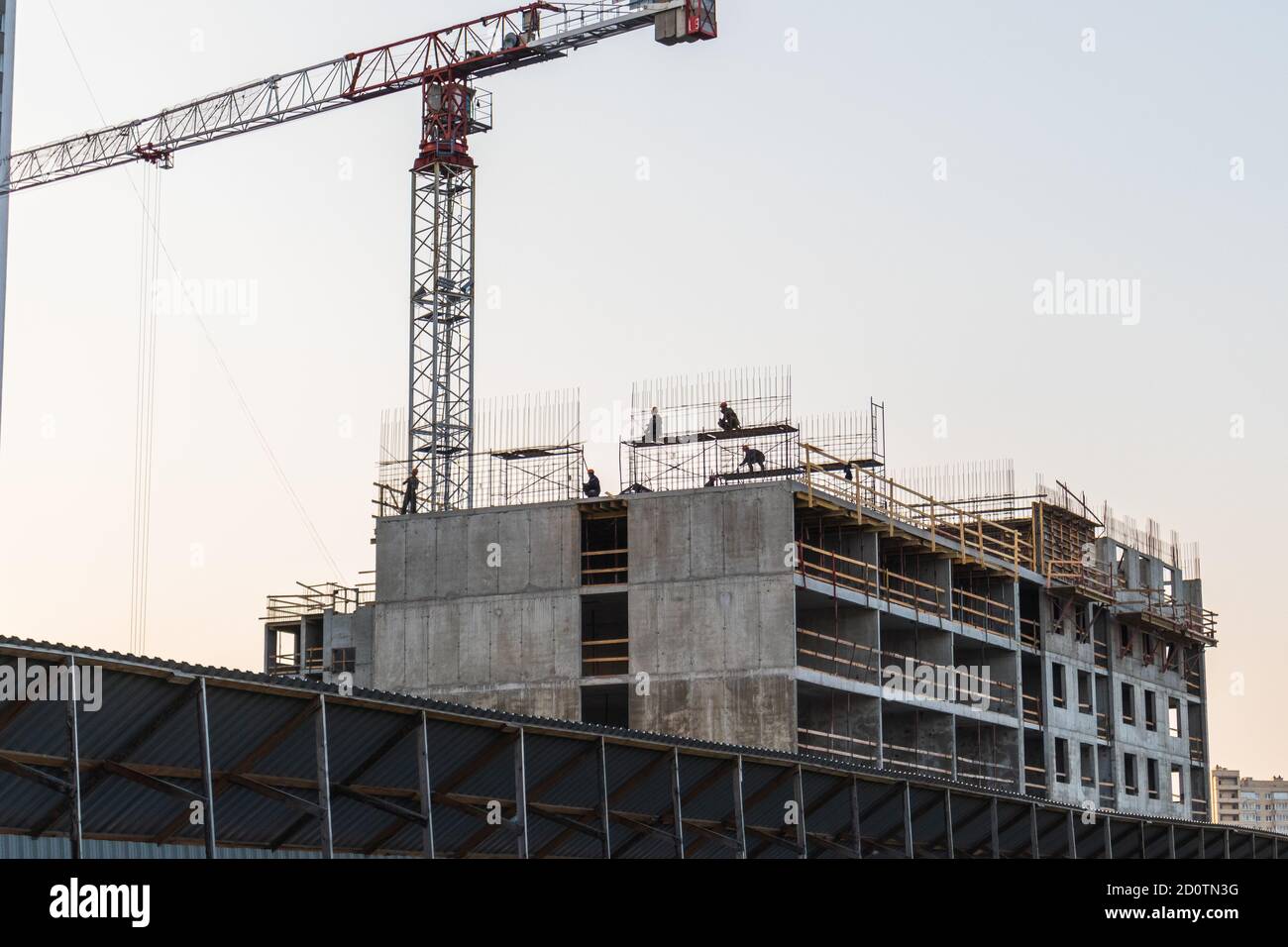 high-rise builders build site overlapping collective building industry ...