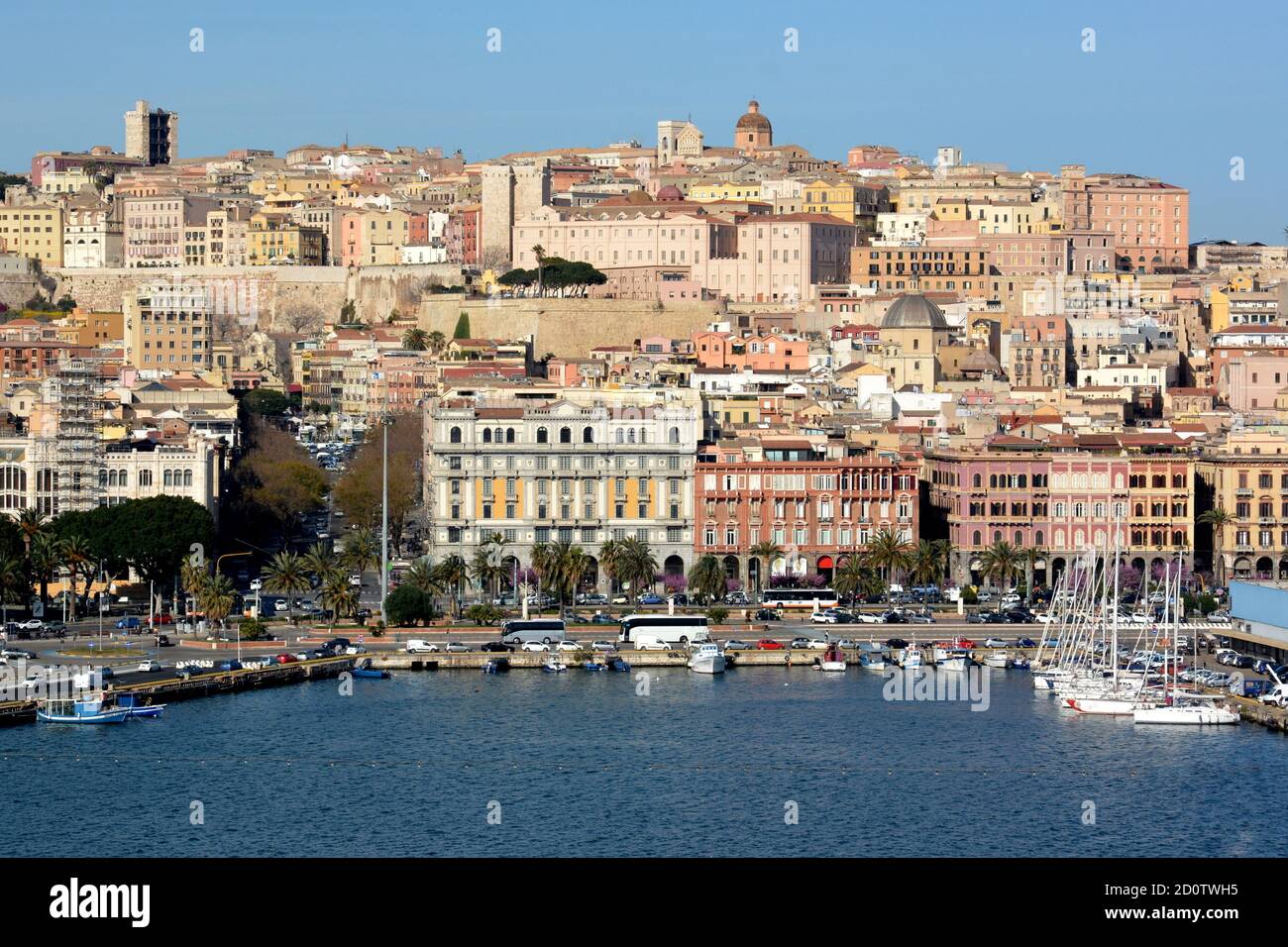 Cagliari is an italian city, capital of Sardinia island, who as seen ...