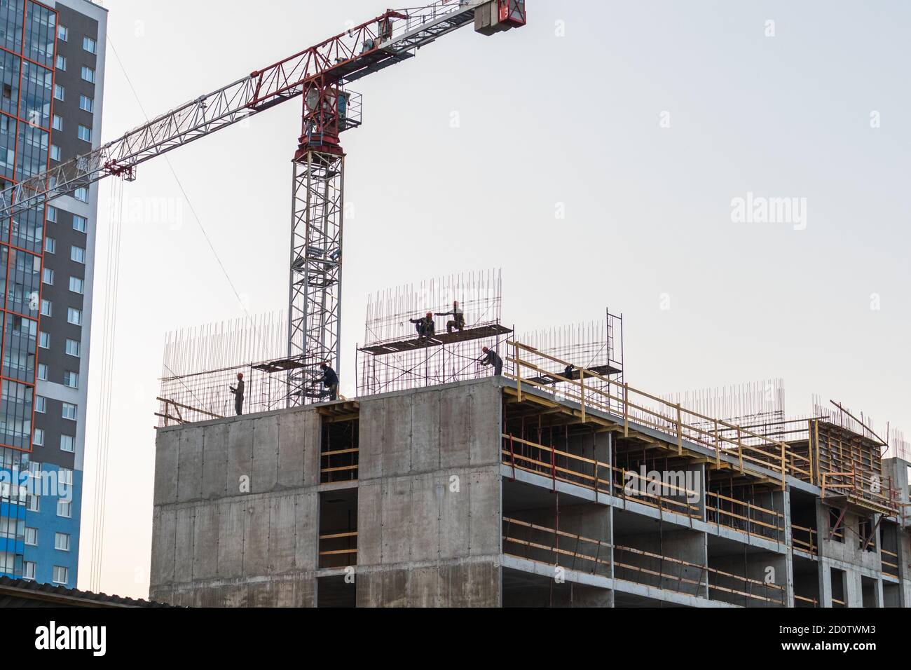 high-rise builders build site overlapping collective building industry ...