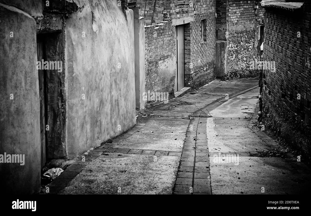 Alley in old town, streets, construction and architecture Stock Photo ...