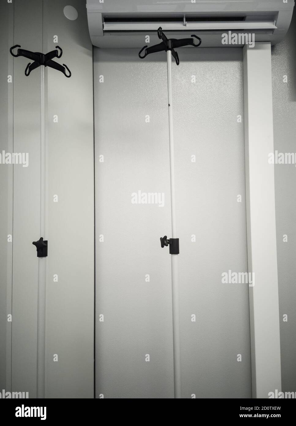 Serum sticks in hospital, intravenous medication, clinic and medicine ...