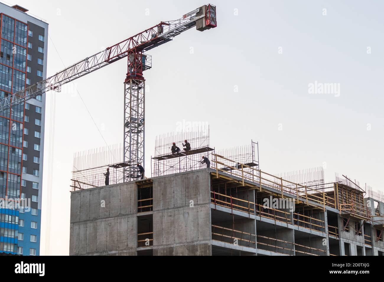 high-rise builders build site overlapping collective building industry ...