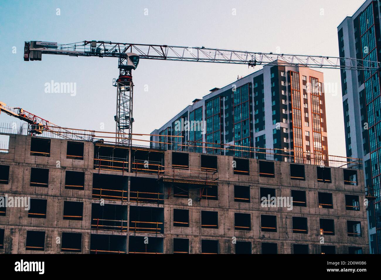 high-rise builders build site overlapping collective building industry ...