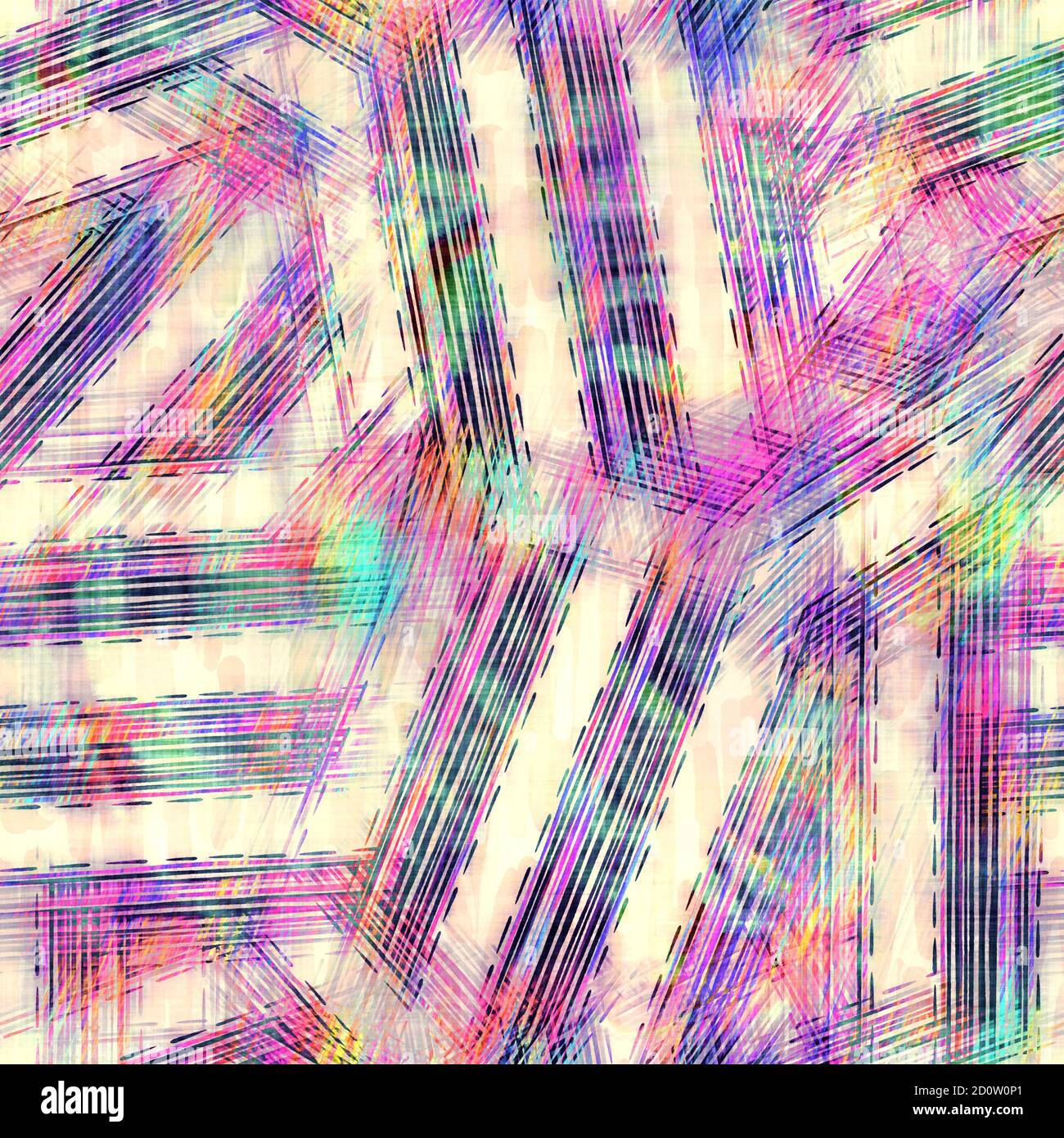 Blurry rainbow glitch artistic collage texture background. Irregular ...