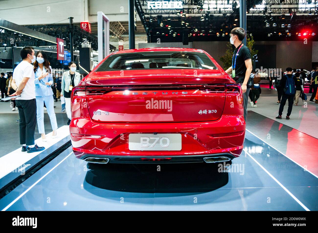 FAW Bestune B70 seen at the 2020 Beijing Auto Show Stock Photo - Alamy
