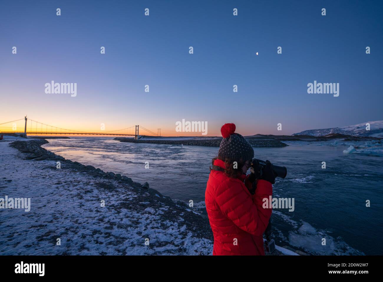 Photographing Jökulsárlón Diamond Lagoon Stock Photo - Alamy