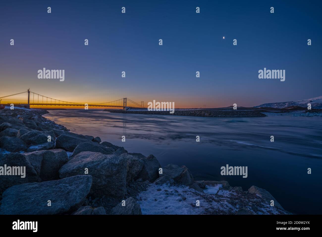 The blue lagoon bridge hi-res stock photography and images - Alamy