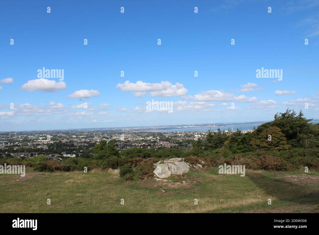 Dublin city landscape view hi-res stock photography and images - Alamy