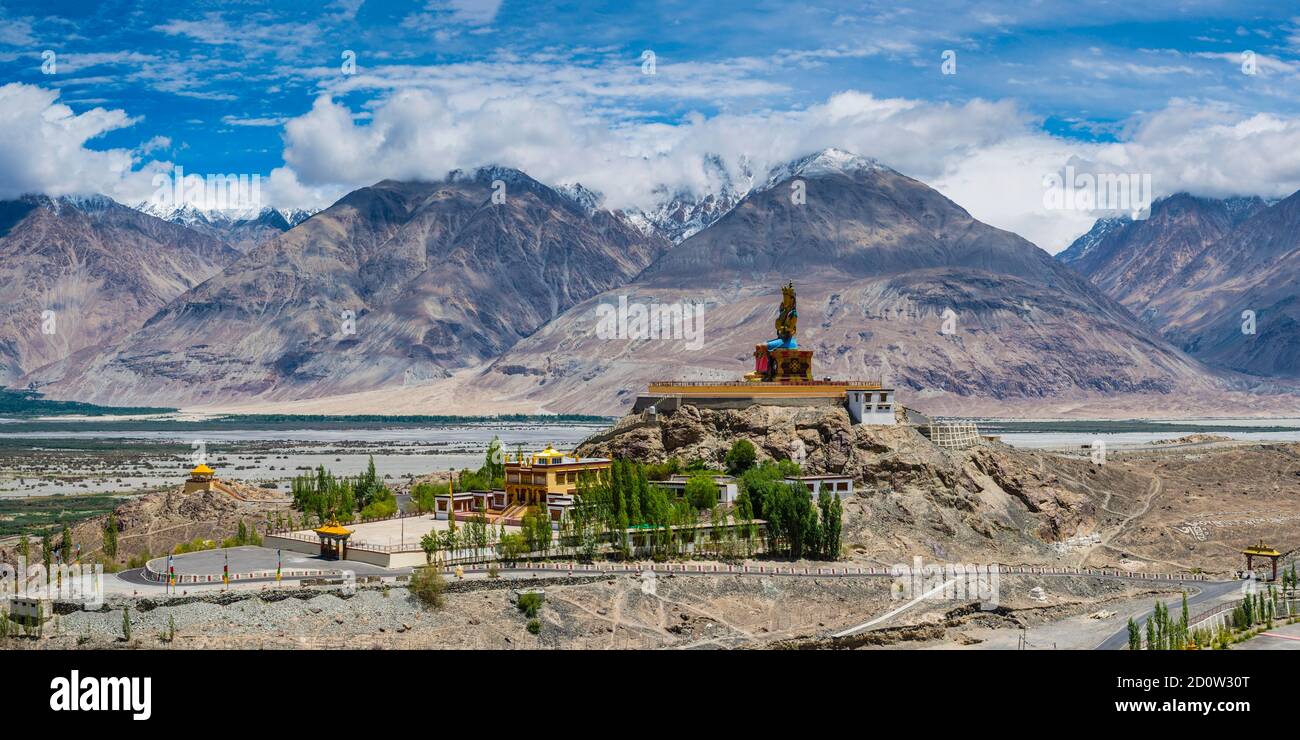 Maitreya Statue, Diskit Monastery, Gompa, Hund, Nubra Valley, Ladakh ...